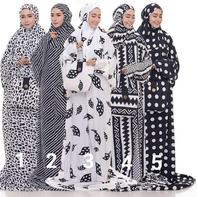 Jual mukena terusan Hadramaut hitam manis | Shopee Indonesia