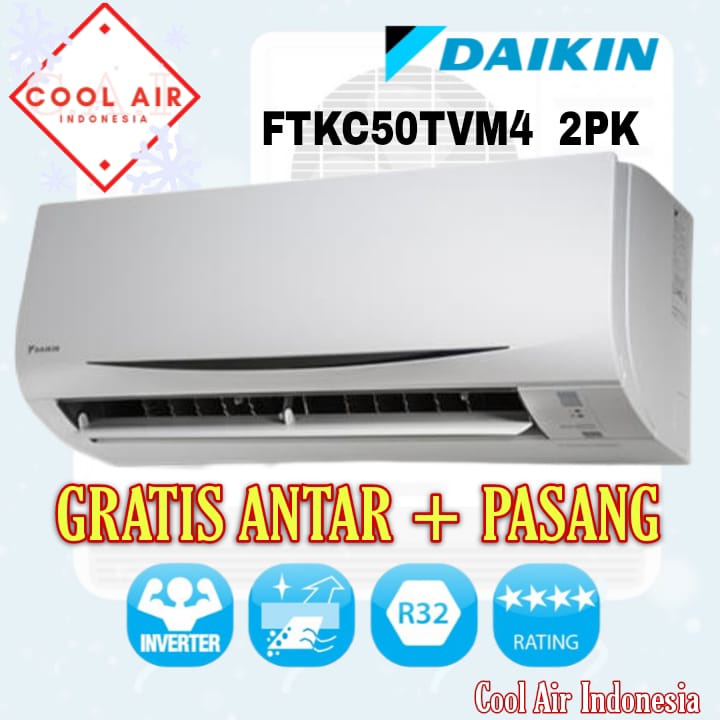 Jual Ac Daikin Split 2 PK Inverter FTKC50 (GRATIS ONGKIR) | Shopee ...