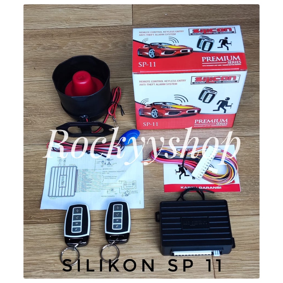Jual Alarm Mobil Silicon SP11 SP12 SP13 SP15 Sp16 | Shopee Indonesia