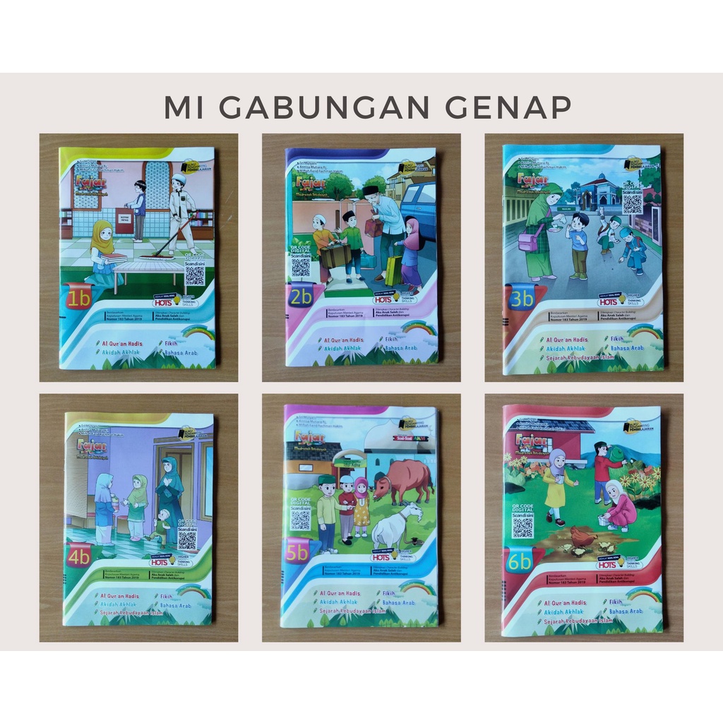 Jual Buku LKS MI Gabungan (Fajar) _ Kelas 1 2 3 4 5 6 _ Genap KMA 183 ...