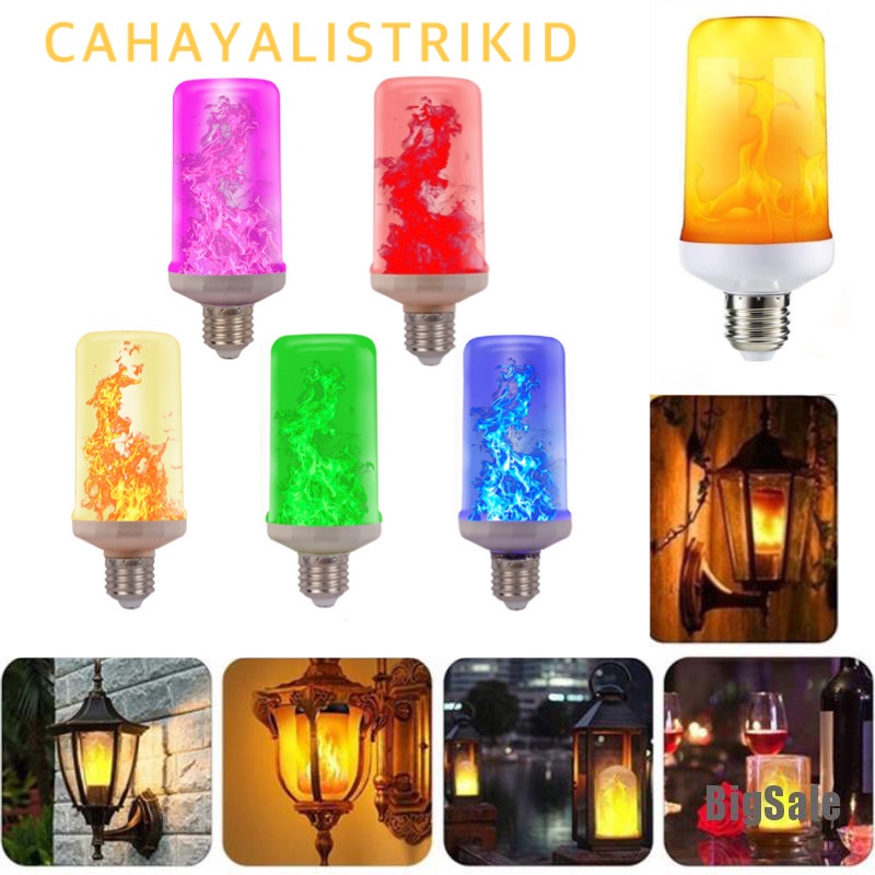 Jual LAMPU API / LAMPU OBOR API / LED BOHLAM API LED E27 FLAME EFFECT ...