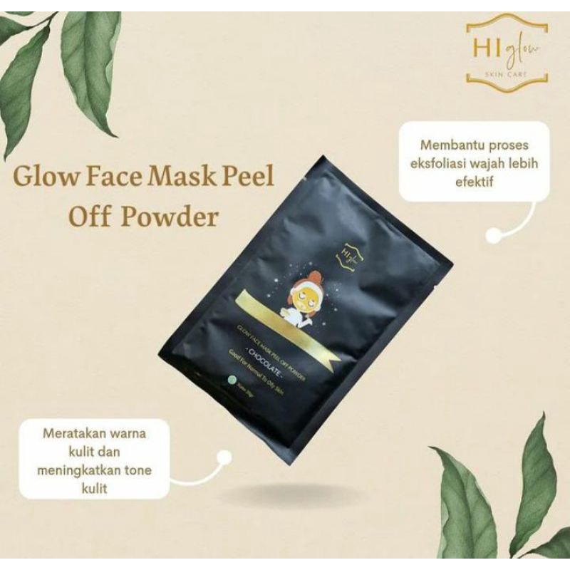 Jual HI GLOW FACE MASK PEEL OFF POWDER 5 VARIAN (MASKER HI GLOW ...