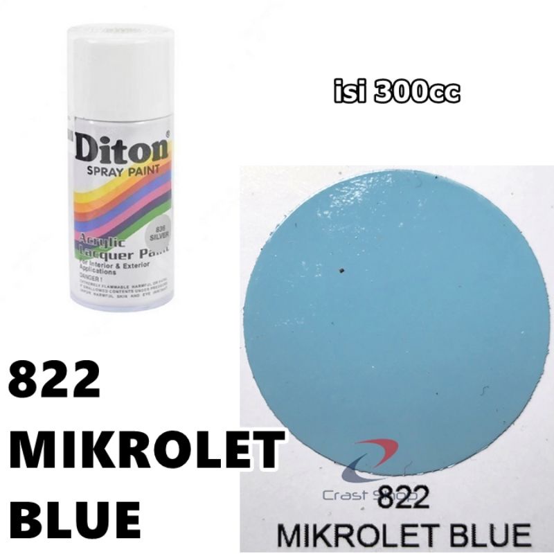 Jual Cat Pilox Diton Mikrolet Blue 822 300cc Warna Biru Telur Asin ...