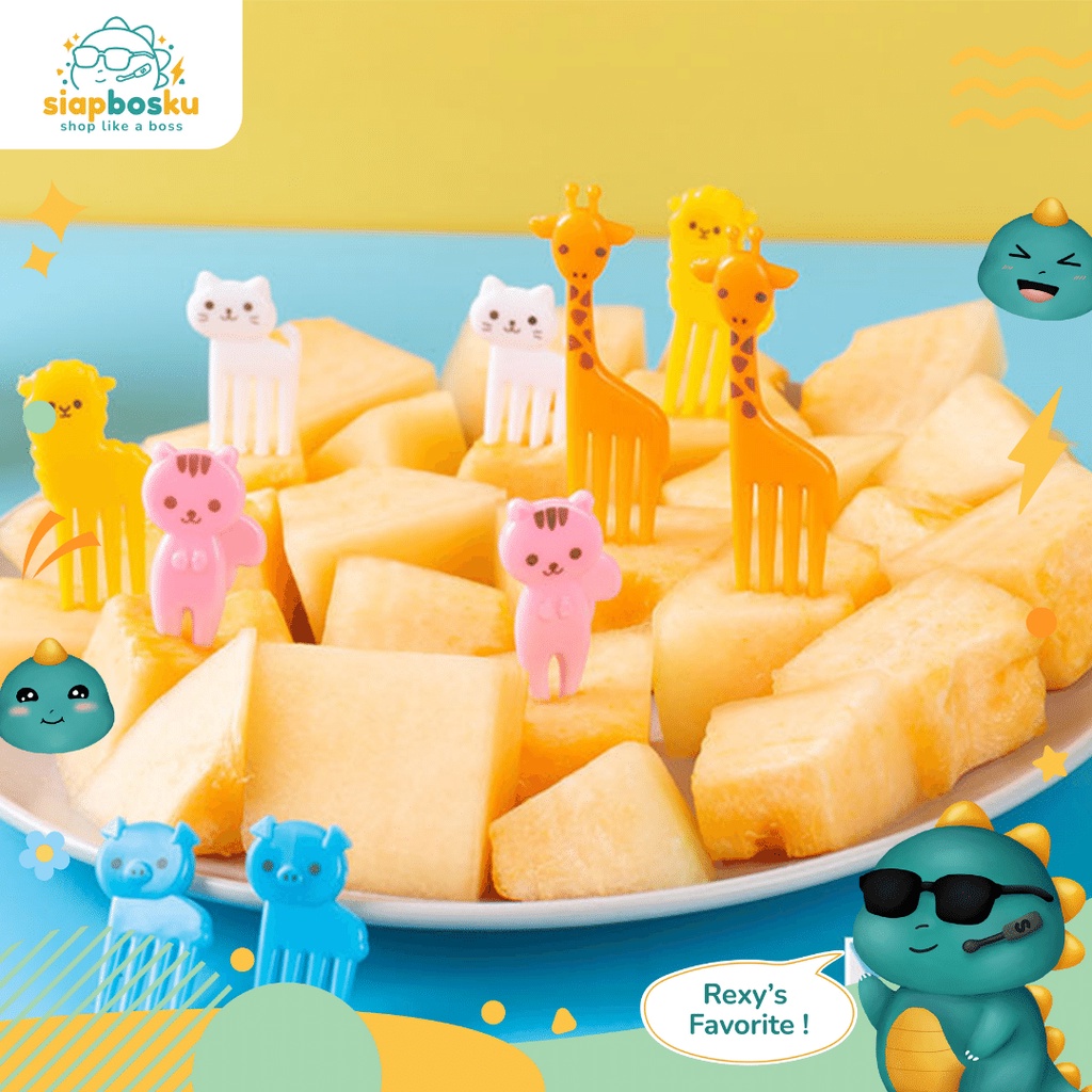 Jual TUSUKAN BENTO LUCU KARAKTER GARPU TUSUK GIGI BUAH MAKANAN | Shopee ...