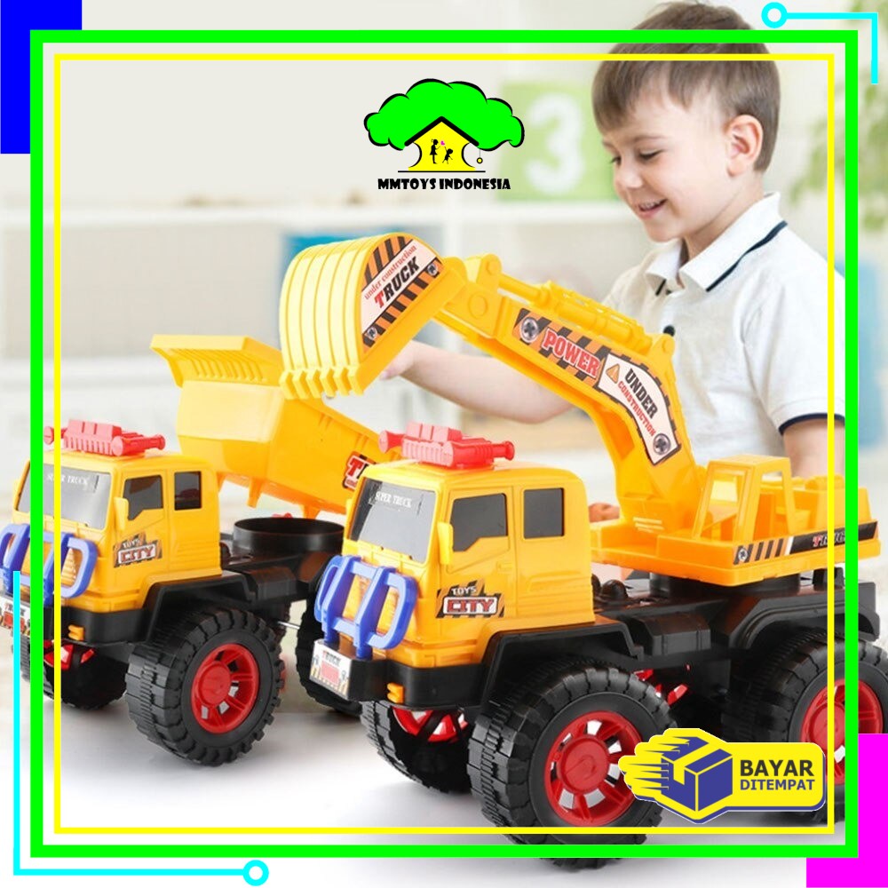 Jual MI-M188 Mainan Anak Mobil Mobilan Truk Besar Mainan Truk Pasir ...