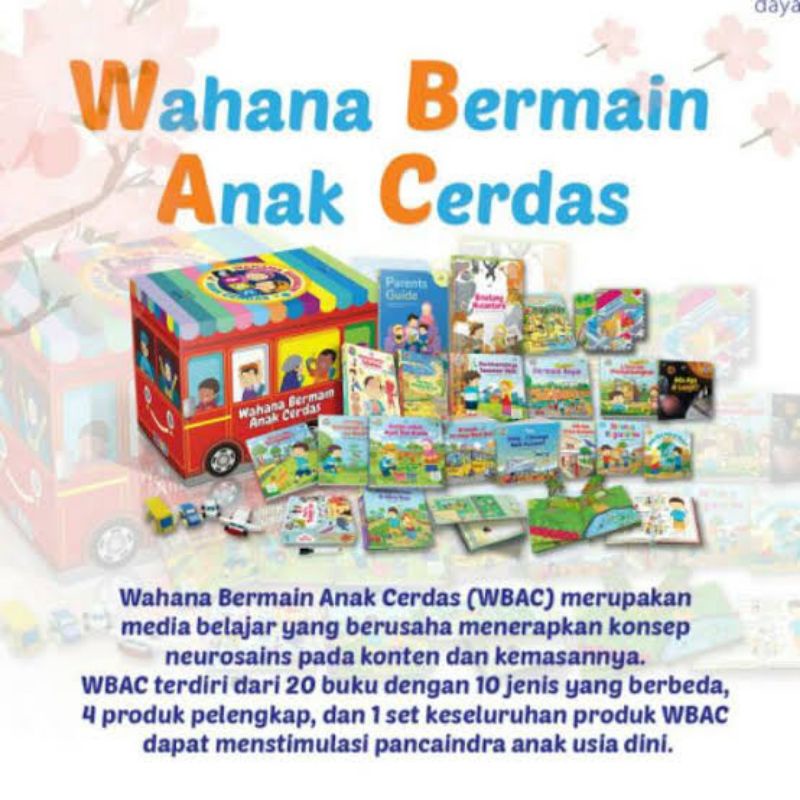Jual BUKU WBAC (WAHANA BERMAIN ANAK CERDAS) SYGMA DAYA INSANI 100% ORI ...