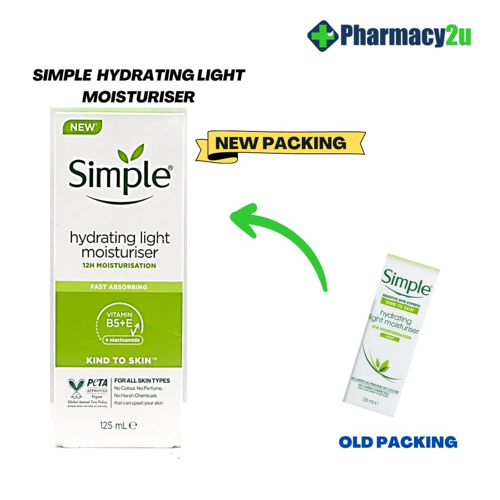 Jual SIMPLE HYDRATING LIGHT MOISTURIZER 125ML ORIGINAL | Shopee Indonesia
