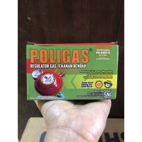 Jual Regulator Gas Lpg Tekanan Rendah SNI Poligas | Shopee Indonesia