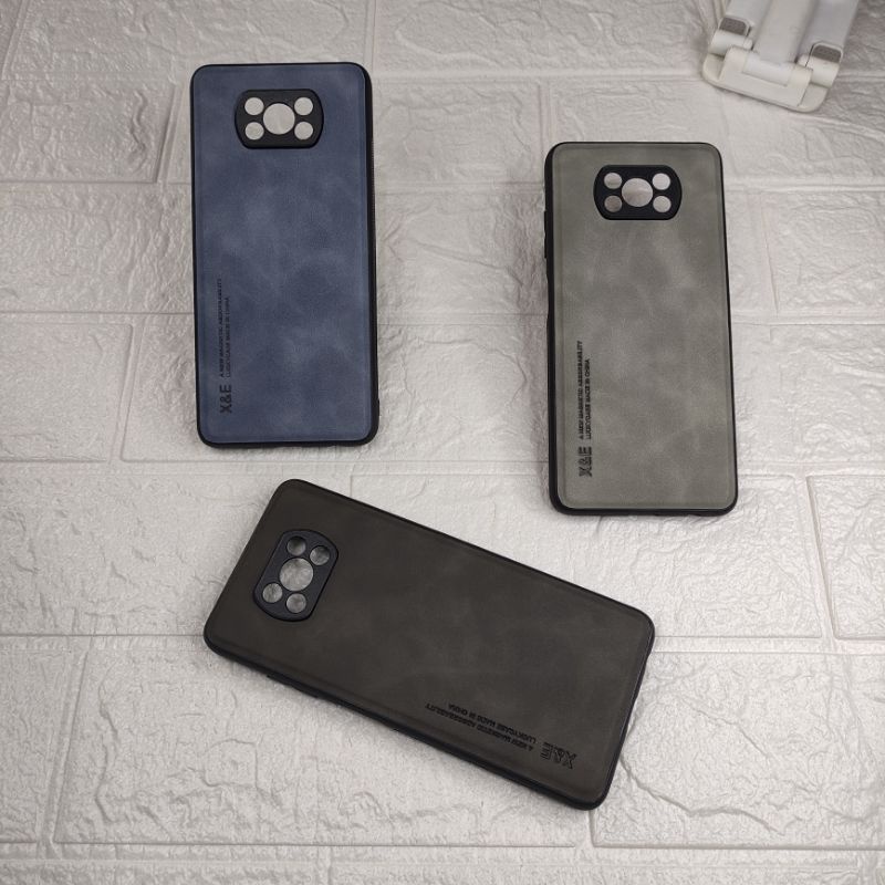Jual Case Poco X3 Pro / X3 NFC Leather Case Suede Alcantara Casing ...