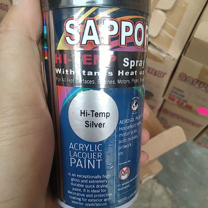 Jual saporo acrylic lacquer paint pilok pilox cat spray sapporo 150ml ...
