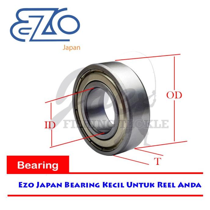 Jual Bearing 7X14X5 Merek Ezo Japan Bearing Reel Pancing | Shopee Indonesia
