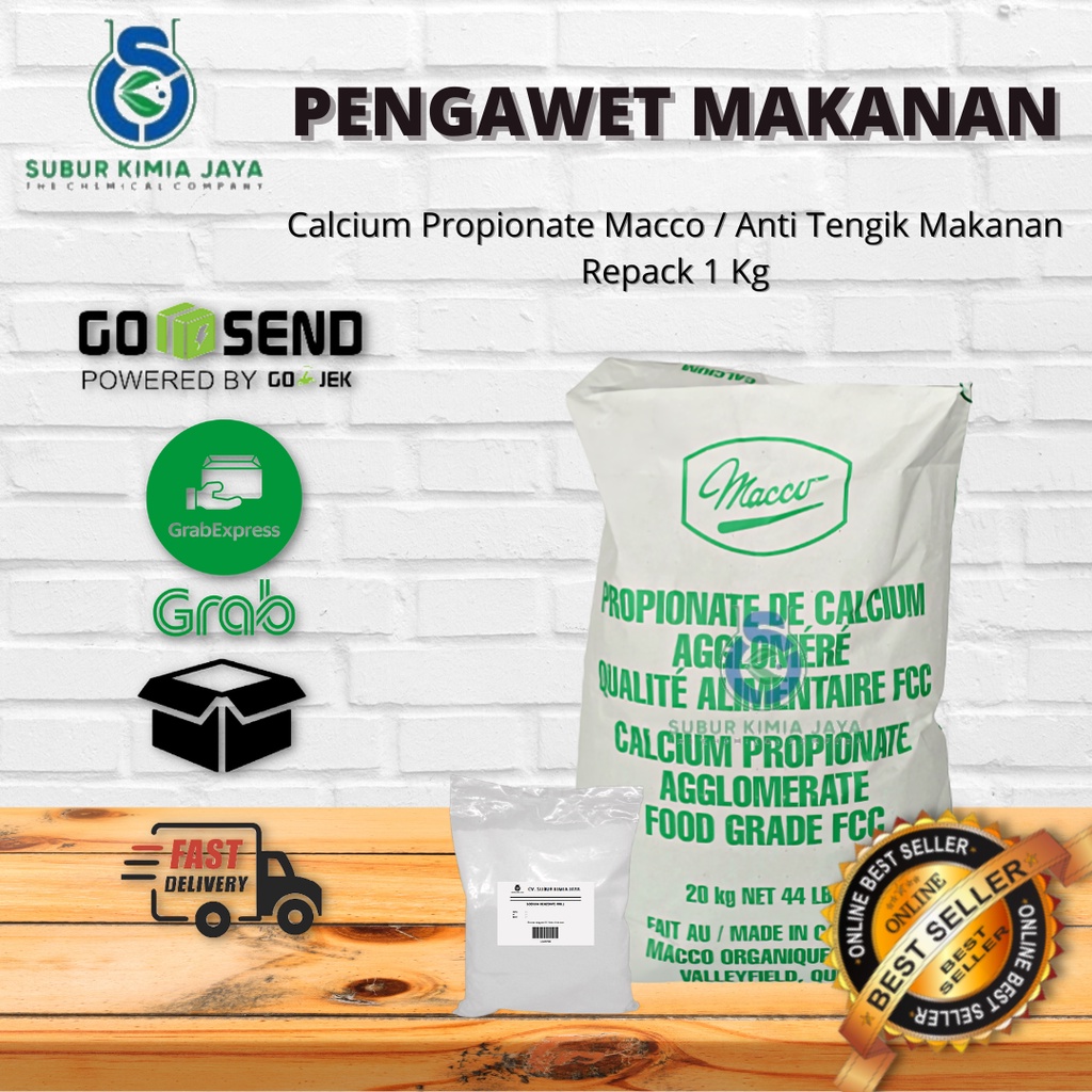 Jual Calcium Propionate Macco / Anti Tengik Makanan 1 KG | Shopee Indonesia