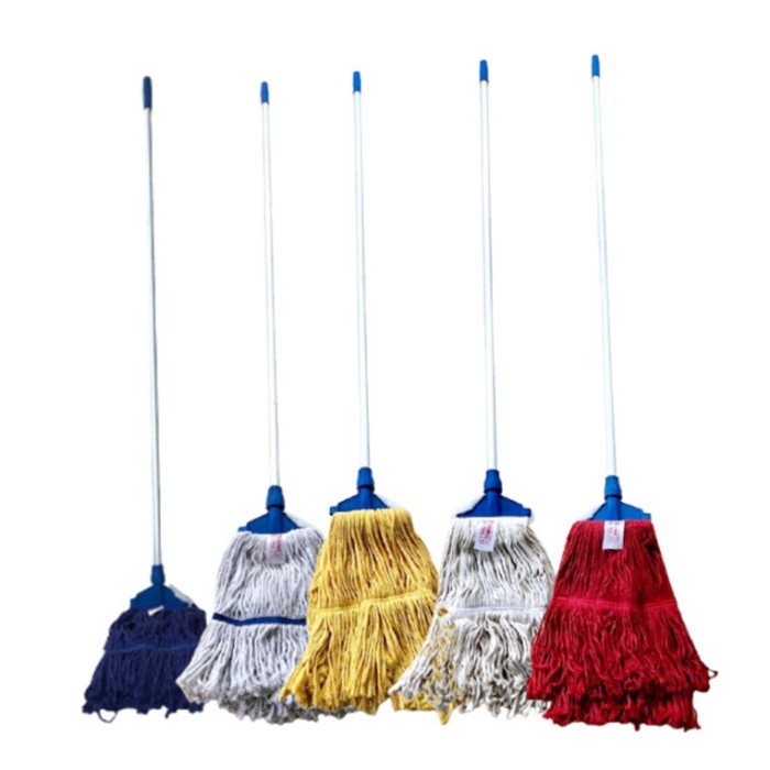 Jual Alat Pel Tangkai | Floor Wet Mop Komplit | Refill Mop Kain | Mop ...
