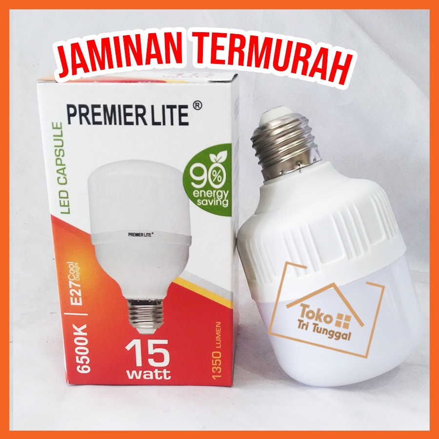 Jual Lampu LED Premier Lite 15 Watt Dop Bohlam Putih Murah 15w GROSIR ...
