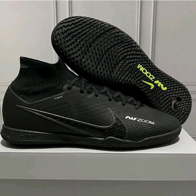 Jual Sepatu Futsal Zoom Nike Mercurial Superfly 9 Elite Black | Shopee ...