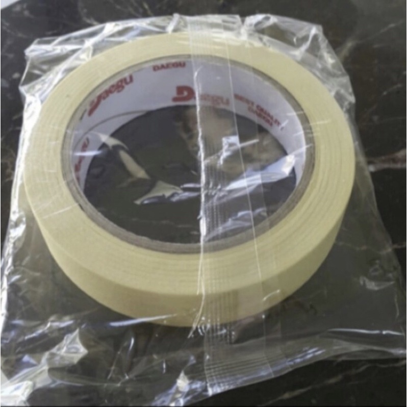 Jual lakban kertas masking daegu 1 x 35m masking tape murah | Shopee ...