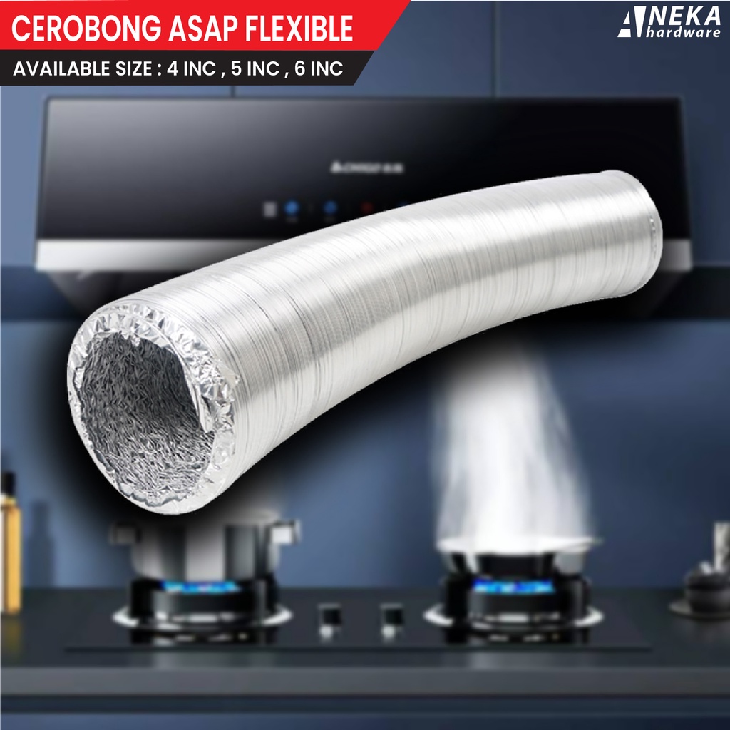 Jual Fleksibel Cerobong Asap Cooker Hood | Shopee Indonesia