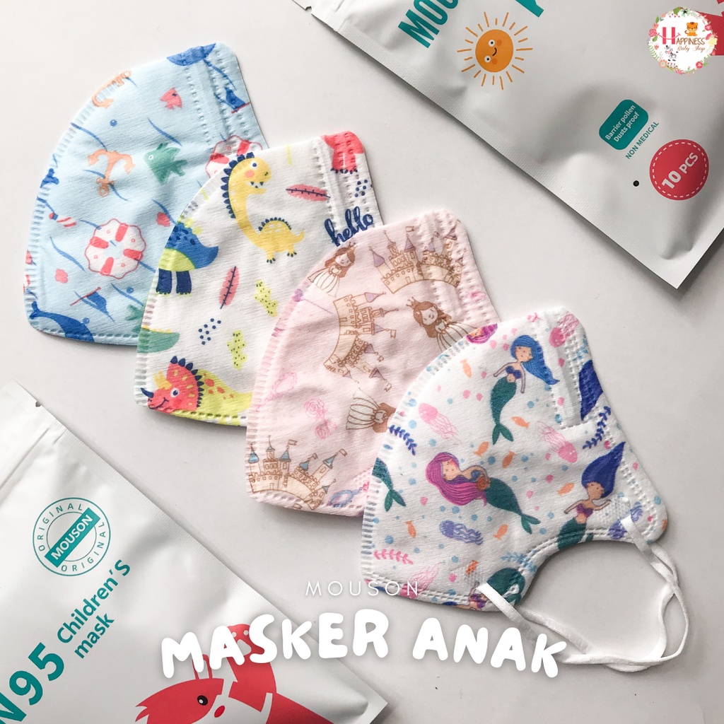 Jual Masker Anak KN95 Karakter ISI 10 PCS | Shopee Indonesia