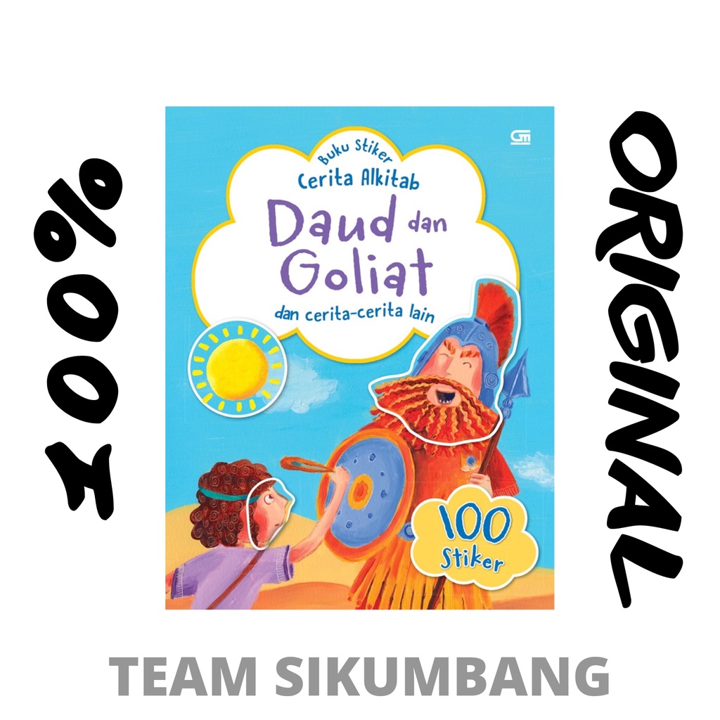 Jual Buku Stiker Cerita Alkitab: Daud dan Goliat dan cerita-cerita lain ...