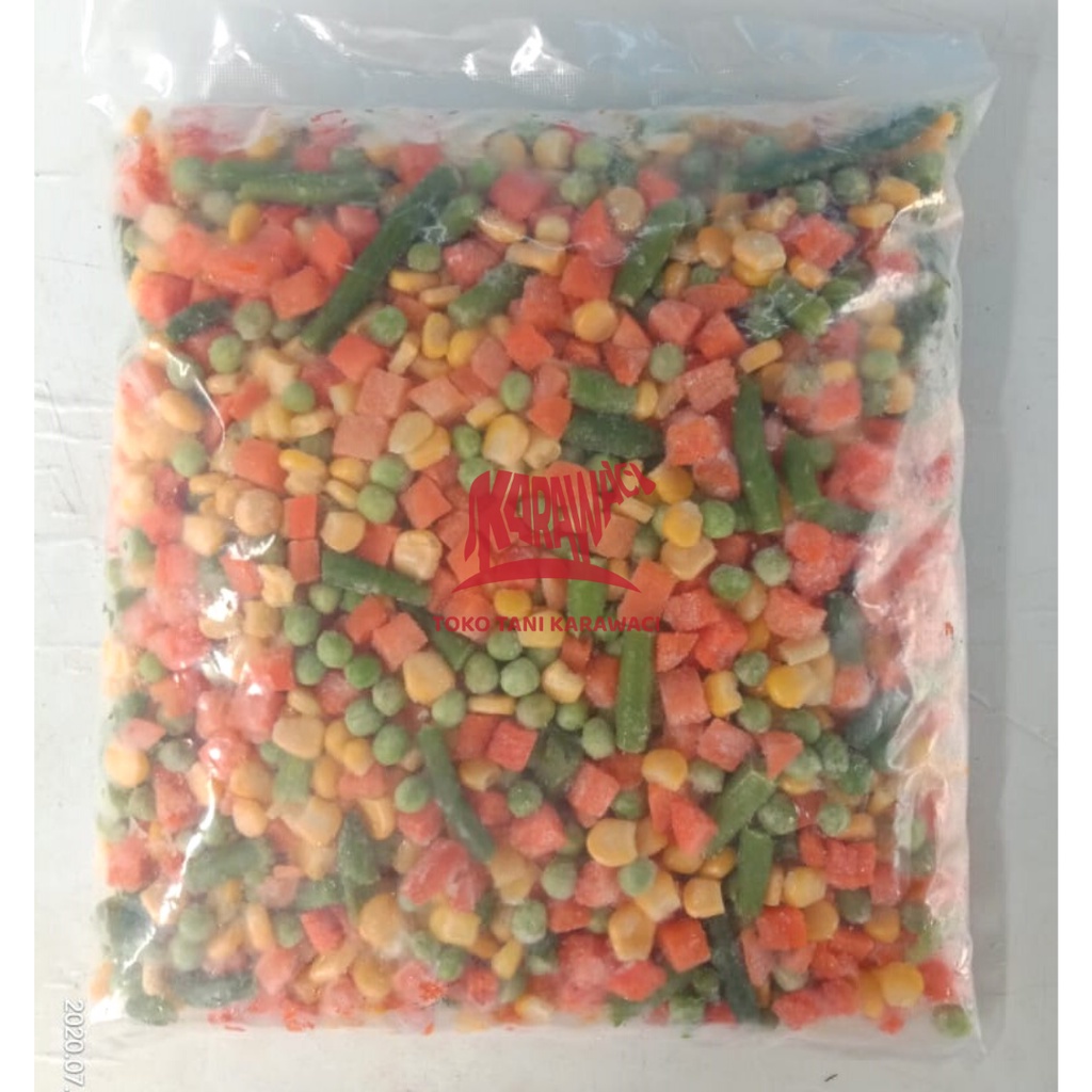 Jual Vegetable Mix 4 Way (Jagung,Kacang Polong,Wortel,Buncis) PREMIUM ...