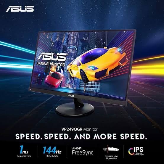 Jual ASUS VP249QGR Gaming Monitor [23.8" Full HD|IPS|Frameless|1ms ...