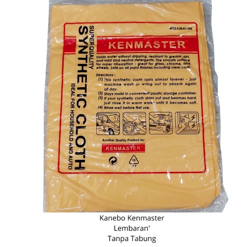 Jual KANEBO KENMASTER JUMBO SUPER PLAS CHAMOIS LAP MOBIL MOTOR ORIGINAL ...