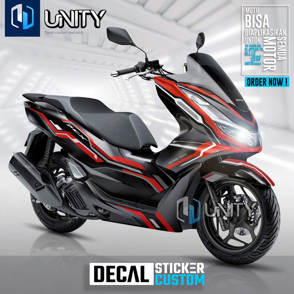 Jual STICKER DECAL HONDA PCX FULL BODY CUSTOM PREMIUM QUALITY 160/150 ...