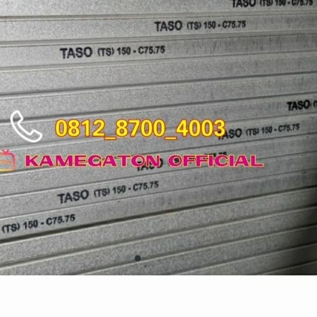 Jual Baja ringan taso 0.75 mm/ baja ringan taso C 75 x 0,75mm / taso 0,75 | Shopee Indonesia