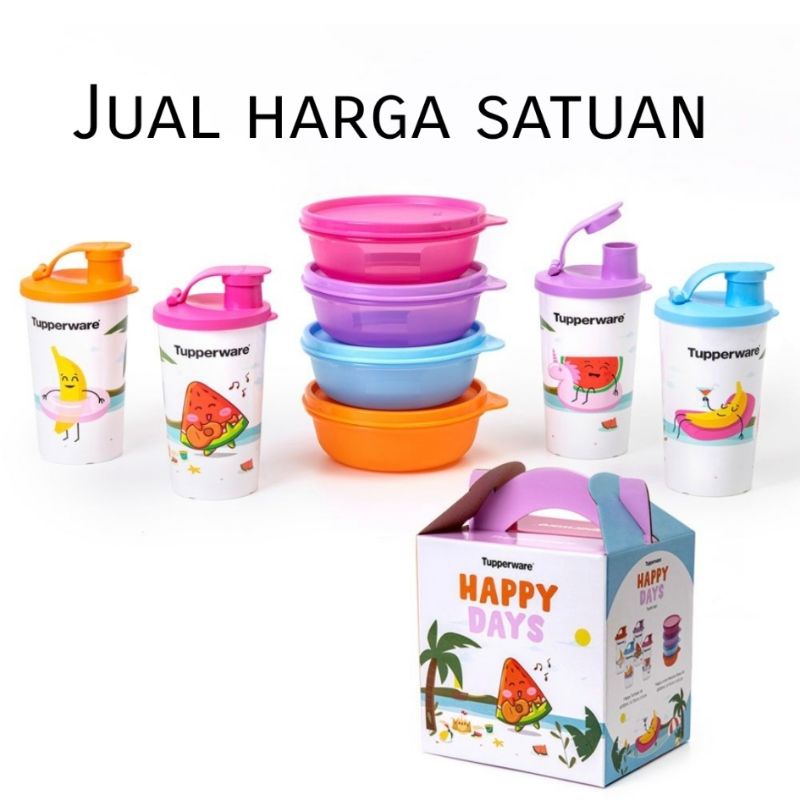 Jual happy day tupperware jual harga satuan | Shopee Indonesia