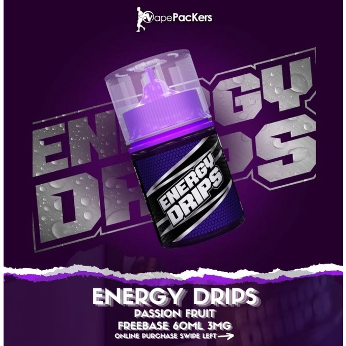 Jual ENERGY DRIPS 60ML - 3MG | Shopee Indonesia