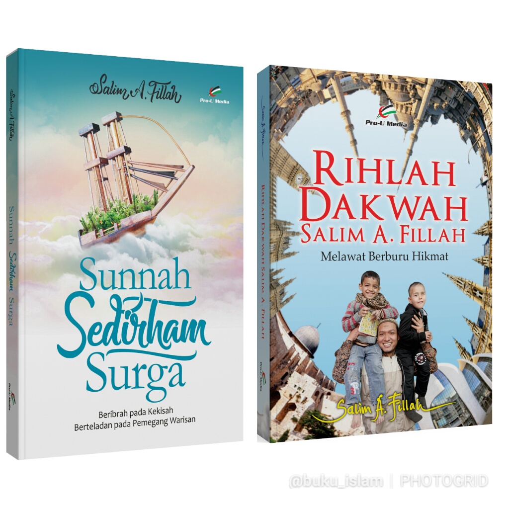 Jual Paket Buku Rihlah Dakwah Ustadz Salim A Fillah - Isi 2 Pcs - Prou ...