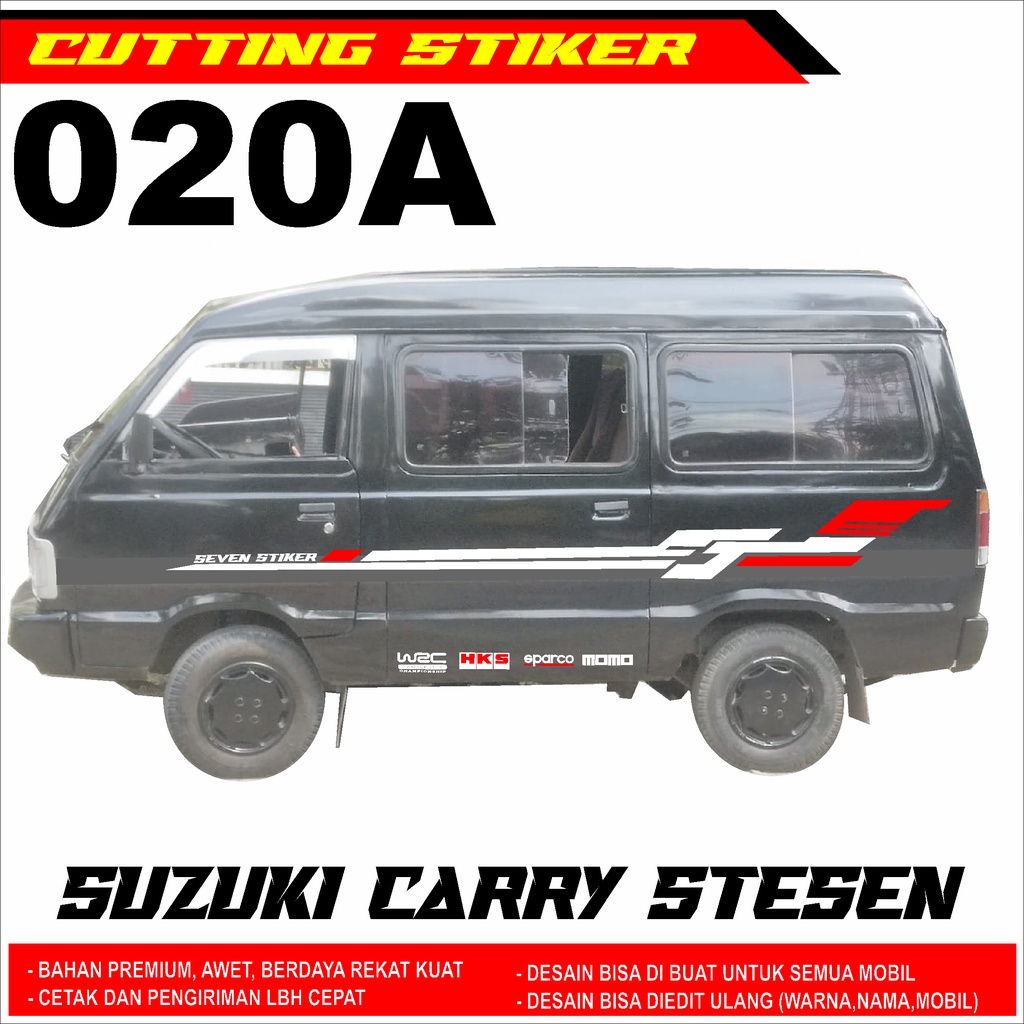 Jual Cutting Sticker Mobil Suzuki Carry ST100 Stesen Design GARIS ...