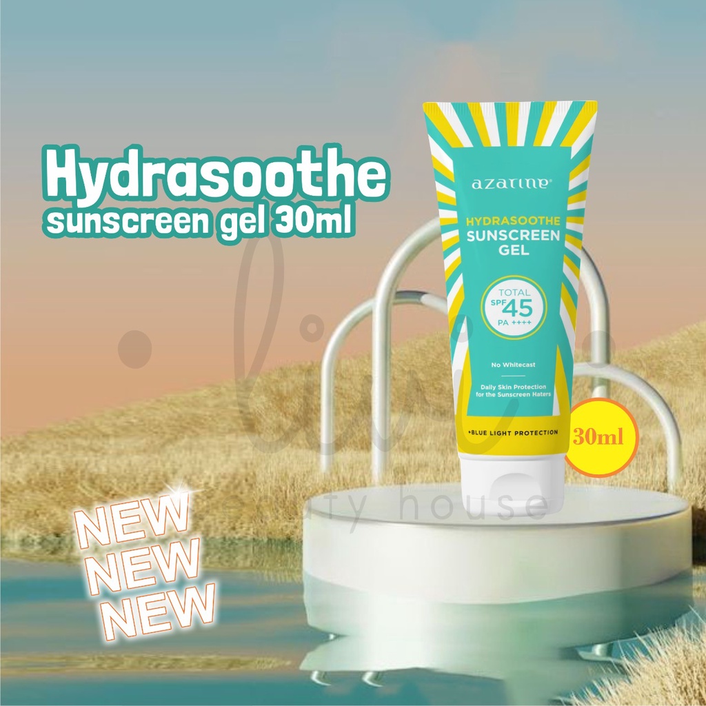 Jual LIVI - Azarine Hydrasoothe Sunscreen Gel SPF 45 PA ++++ 30ml | Shopee Indonesia