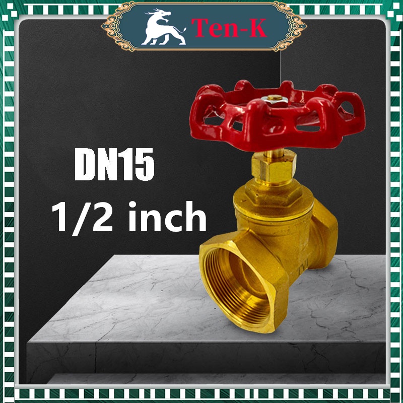 Jual Gate Valve Homeneeds Stop Kran Valve Tanam Kuningan 1/2 Inch Stop Kran Shower Tembok Gate ...