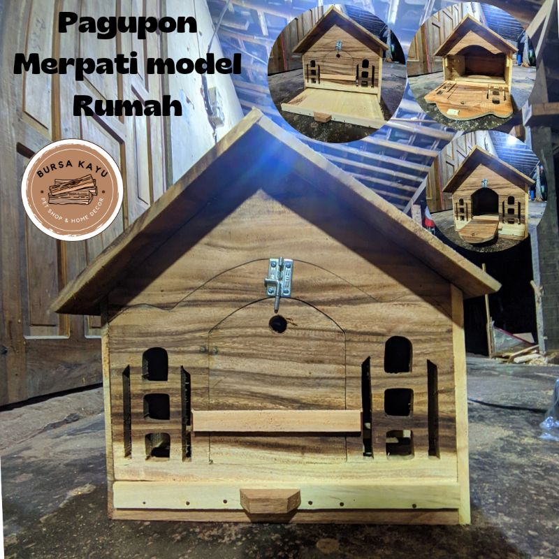 Jual Gupon Merpati Ukir/ Rumah Burung Merpati / Rumah Burung Hantu ...