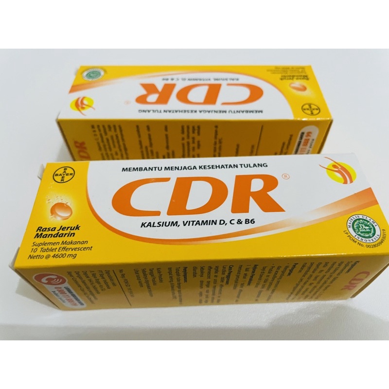 Jual CDR MULTIVITAMIN TABLET EFFERVESCENT 10’S RASA JERUK SUPLEMEN ...