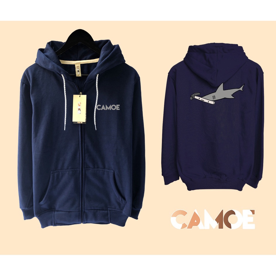 Jual Jaket Hoodie Zipper Premium CAMOE Hammerhead Shark Hiu Martil Palu ...
