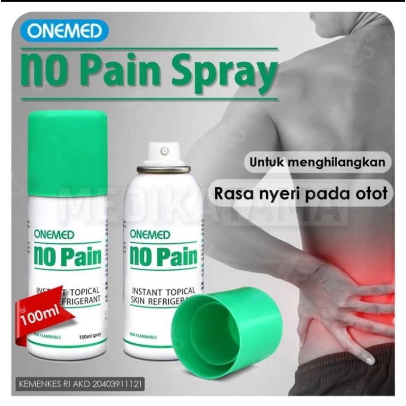 Jual NO PAIN SPRAY ONEMED/cairan bius lokal spray | Shopee Indonesia