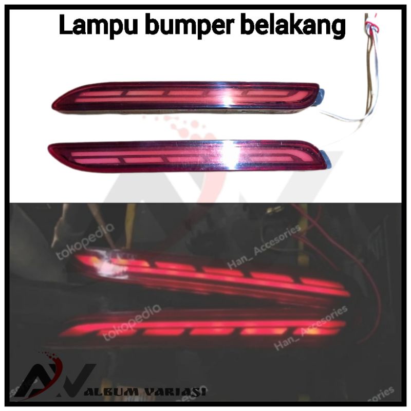 Jual LAMPU REFLEKTOR BUMPER BELAKANG INNOVA 2008-2015 FORTUNER 2012 ...