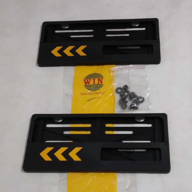 Jual Cover Plat Nopol Motor Set Depan dan Belakang WIN | pelat nomor ...