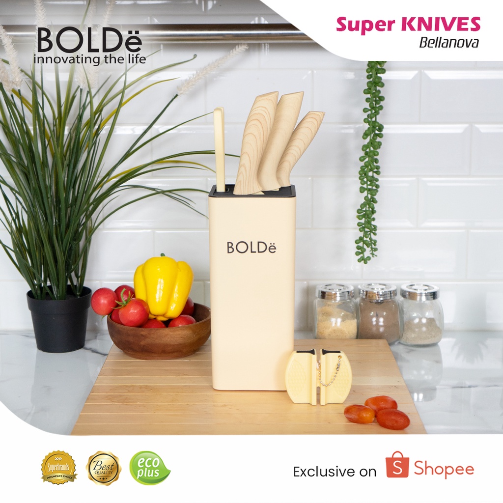 Jual BOLDe Pisau / Super Knive Set Creamy X Shopee | Shopee Indonesia