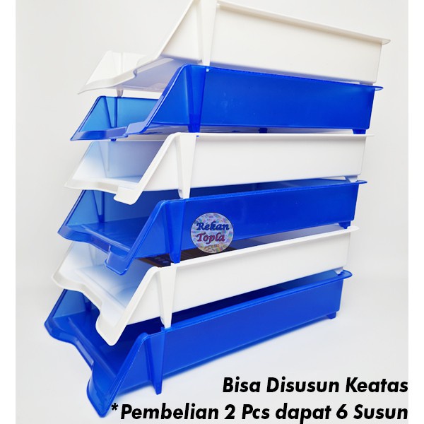 Jual (DAPAT 3 SUSUN) Rak Kertas / Rak Meja / Tempat File Dokumen / Rak ...