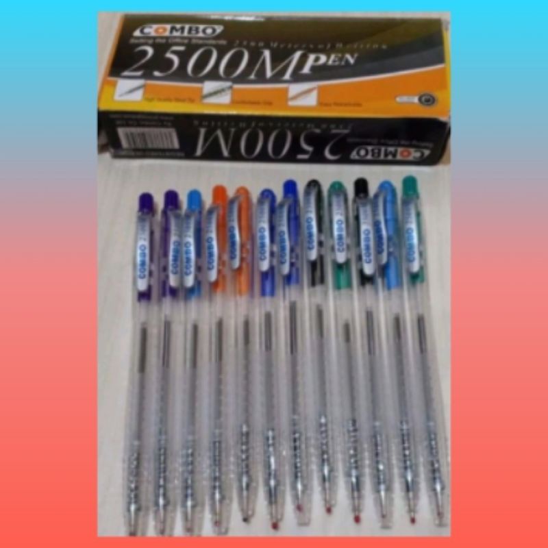 Jual ( 1 pcs ) Bulpen Hitam Combo 2500M | Shopee Indonesia