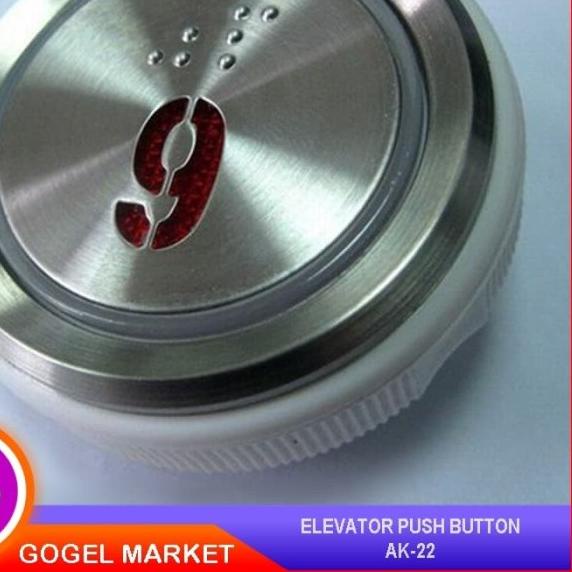 Jual Elevator Push Button Tombol Lift AK22 - Angka 1 | Shopee Indonesia