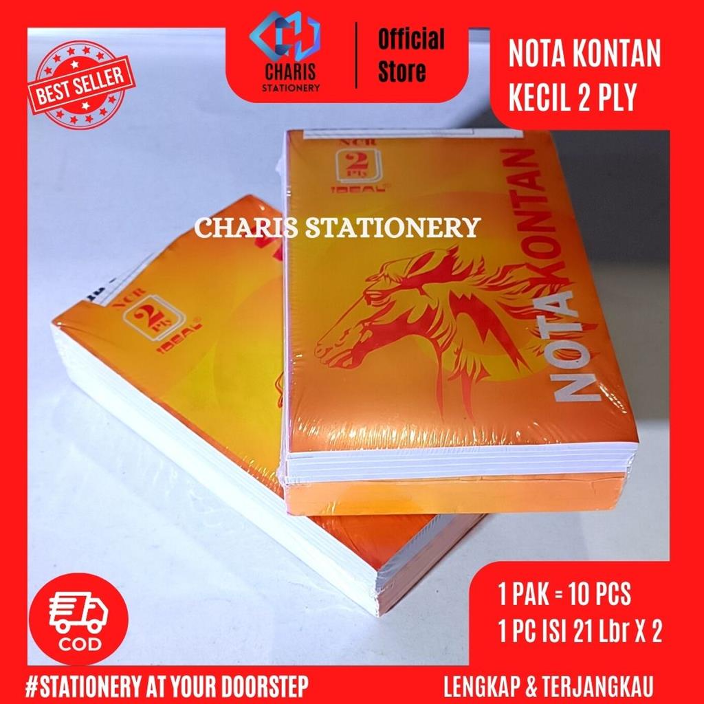 Jual CHARIS STATIONERY - Buku Nota Kontan Kecil IDEAL 2-ply 21 Lembar ...