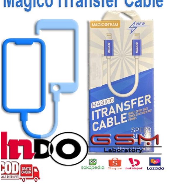 Jual KABEL RESTORE DATA IPHONE MAGICO iTRANSFER CABLE MAGICO DCSD DIAG ...