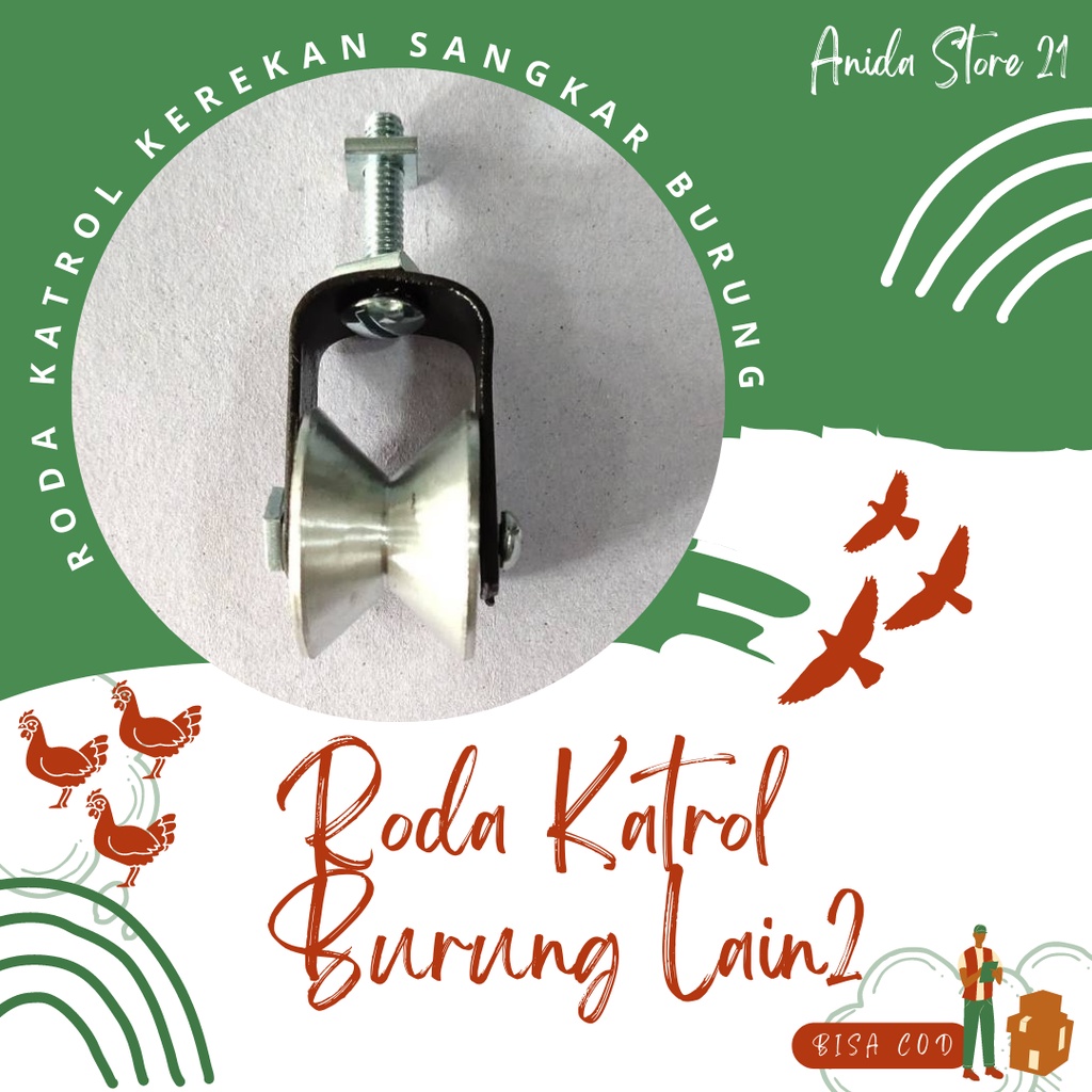 Jual Roda Katrol Kerekan Sangkar Burung Perkutut Lain Lain | Shopee ...