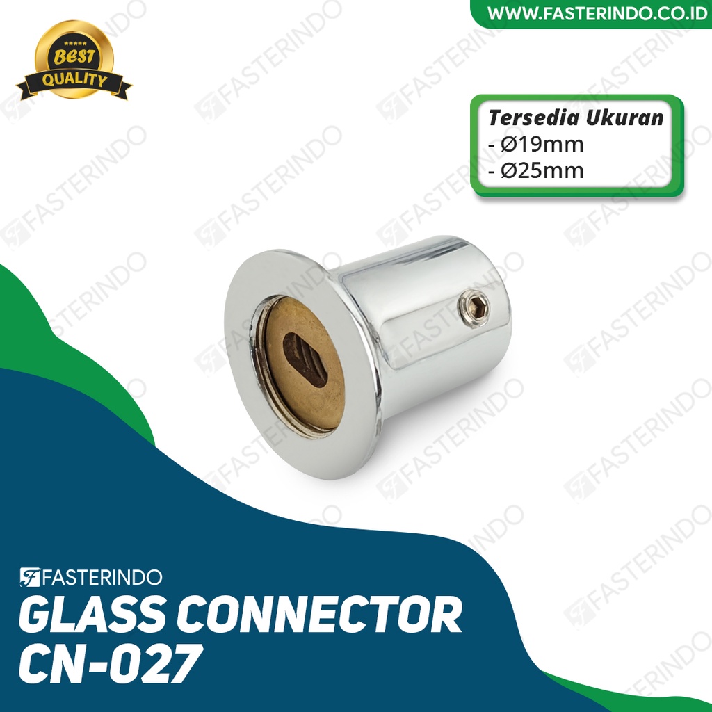 Jual Glass Clamp Connector / Connector CN-027 / Connector pipa tembok ...