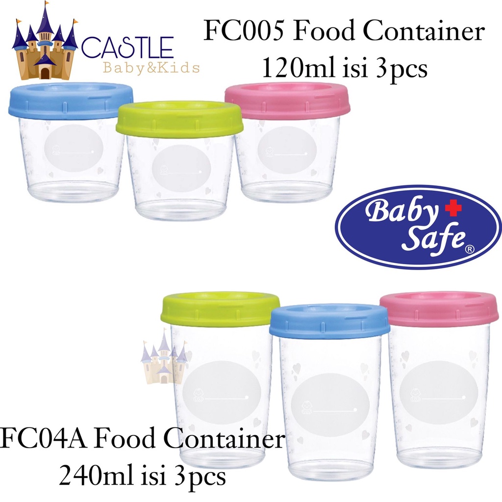Jual Baby Safe FC005 FC04A Baby Food Container - Wadah Simpan MPASI ...