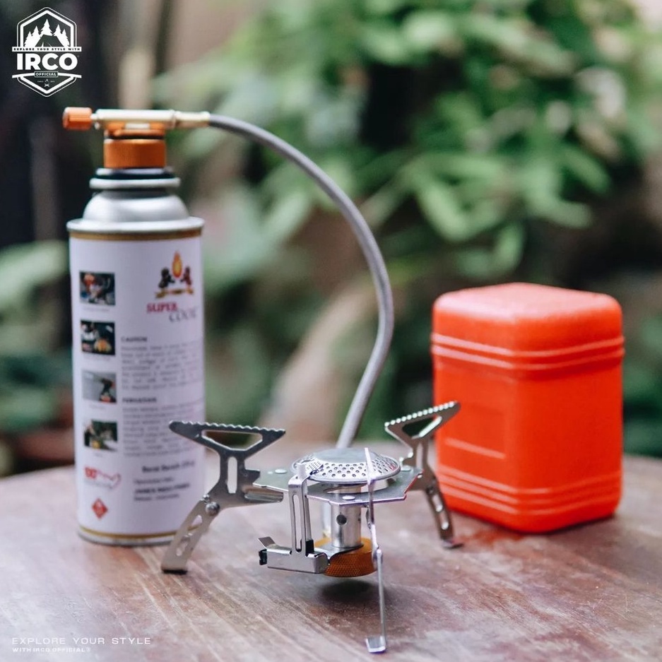 Jual IRCO Paket Kompor Lipat Camping Ultralight 3 Tungku Perapian dan ...